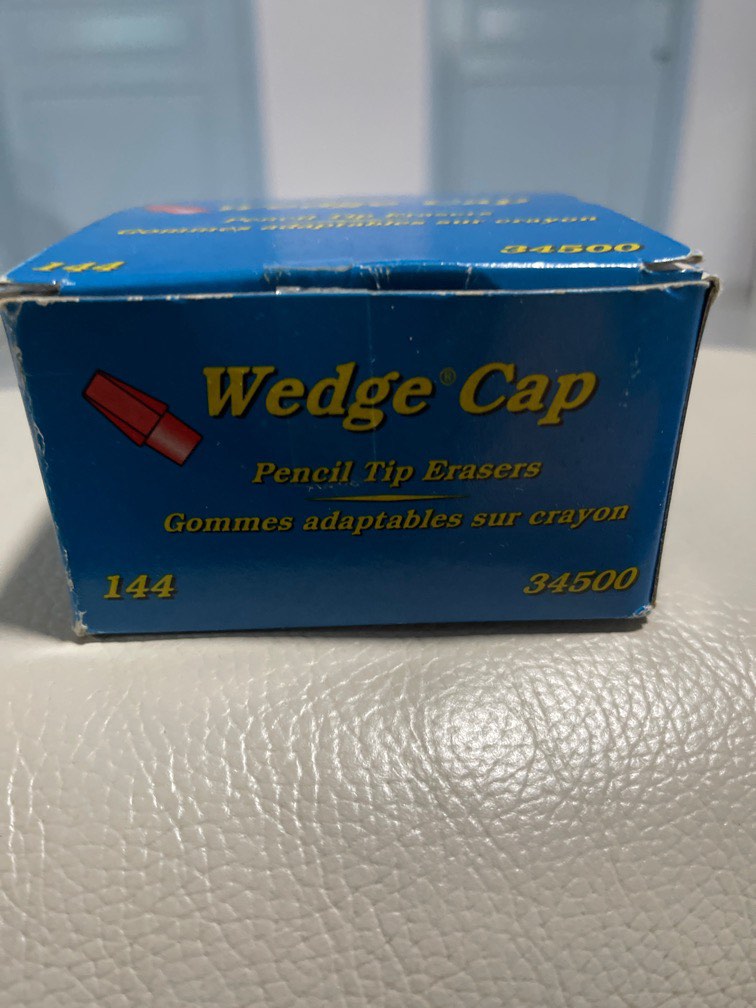 Wedge cap Pencil Tip Erasers, Hobbies & Toys, Stationery & Craft, Art ...