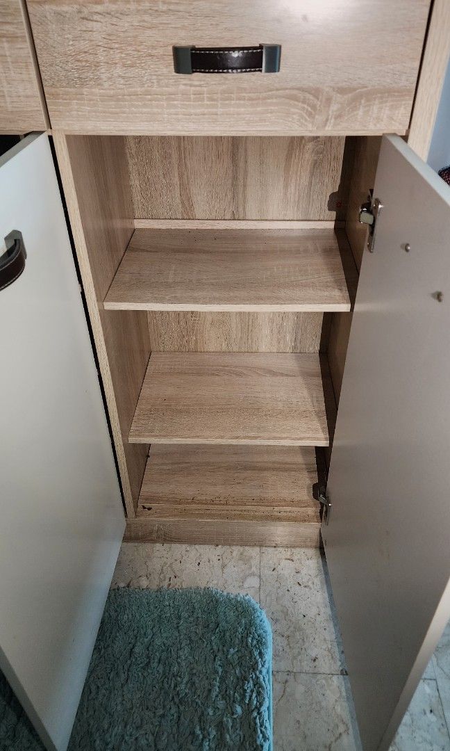 Soft Closure Wooden Shoe Cabinet, Furniture & Home Living, Furniture ...