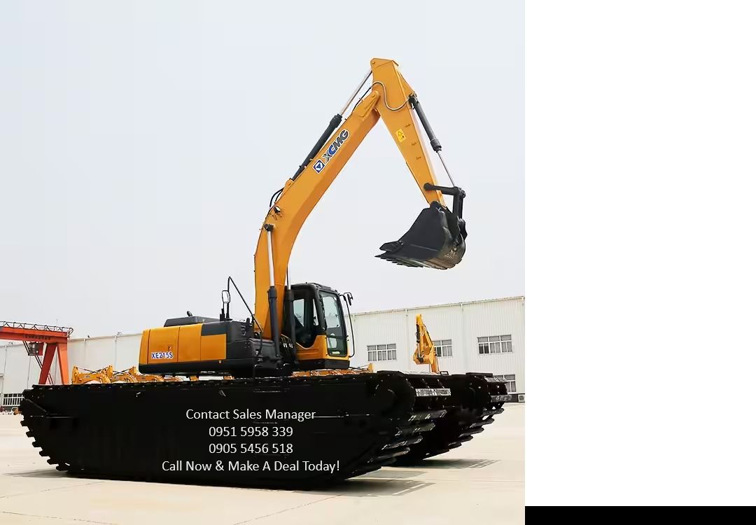 XCMG XE215S amphibious backhoe 1cbm, Special Vehicles, Heavy Vehicles ...