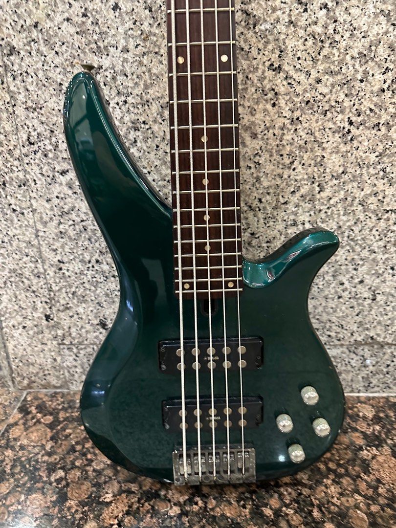 Yamaha RBX-375 Active 5 String Bass Guitar, Hobbies & Toys, Music ...