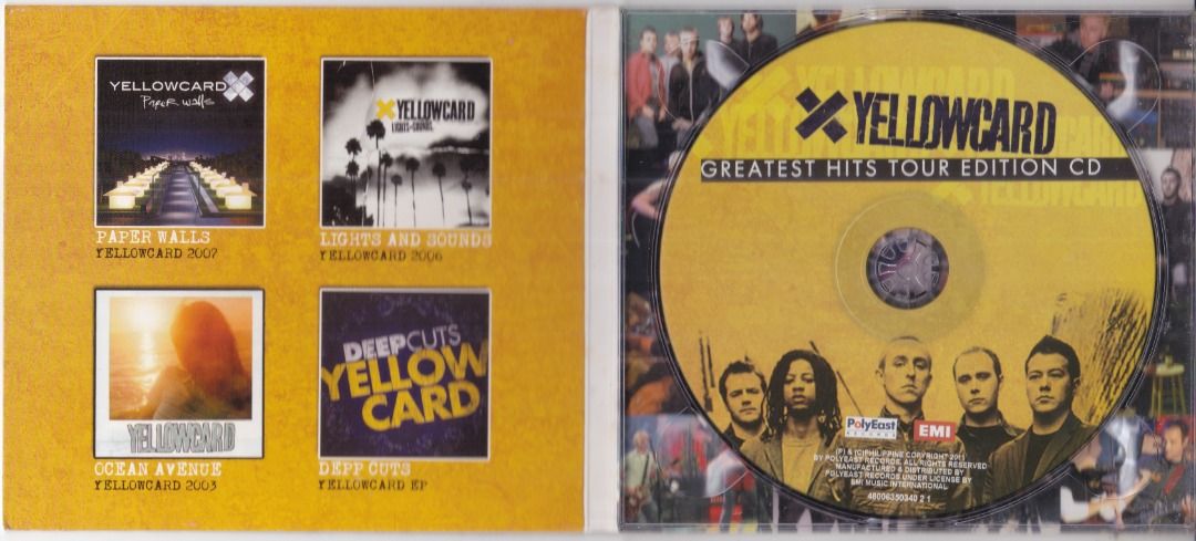 YELLOWCARD - GREATEST HITS, Hobbies & Toys, Music & Media, CDs & DVDs ...