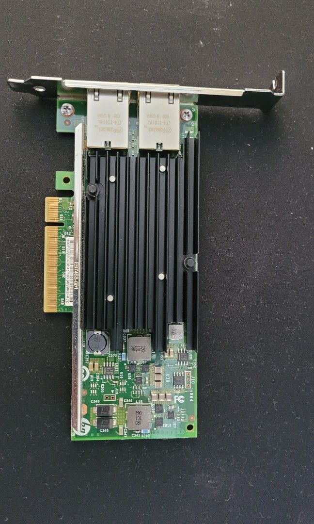 10gbps HPE 2 Port 10GBASE-T Network Adapter Card 10G gbps RJ45 UTP ...