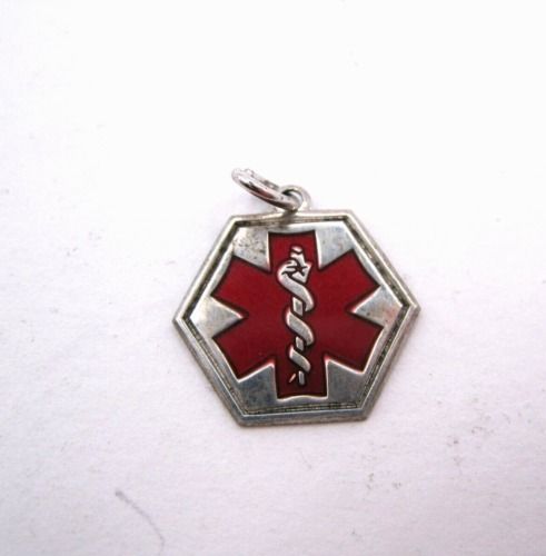1960's Sterling Silver Medical Symbol Pendant & US Army Medical ...