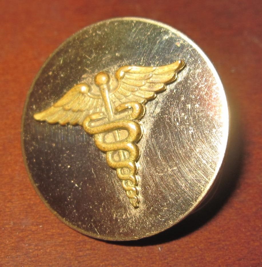 1960's Sterling Silver Medical Symbol Pendant & US Army Medical Caduceus Pin, Hobbies & Toys ...