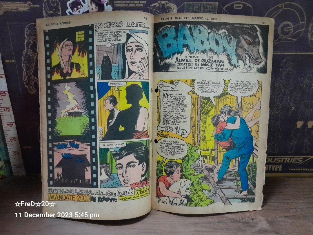 1990 Kilabot Taon 5 Blg.211 Marso 19 QualiKomiks Magasin, Hobbies ...