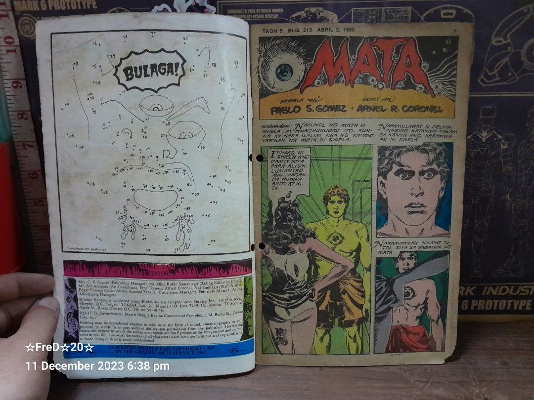 1990 Kilabot Taon 5 Blg.213 Abril 2 QualiKomiks Magasin, Hobbies & Toys ...