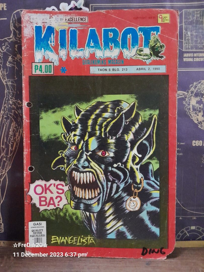 1990 Kilabot Taon 5 Blg.213 Abril 2 QualiKomiks Magasin, Hobbies & Toys ...