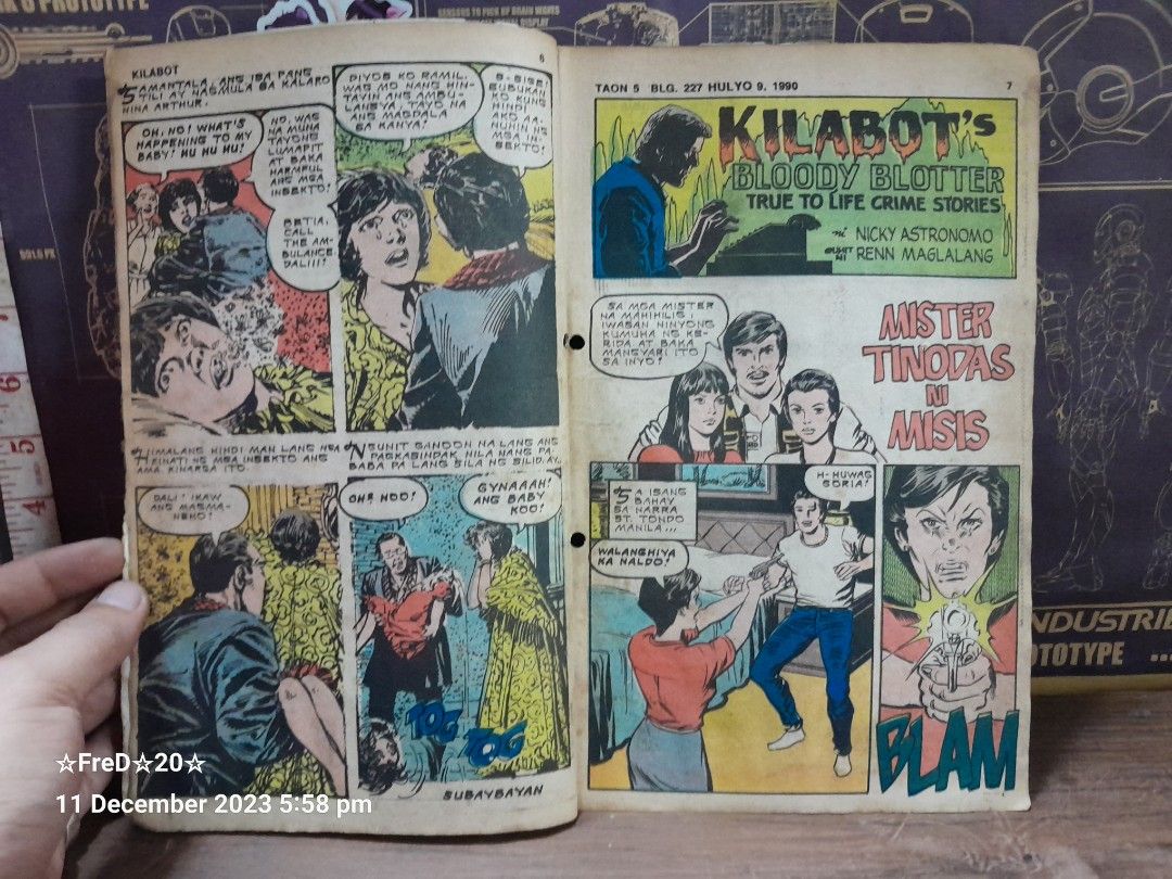 1990 Kilabot Taon 5 Blg.227 Hulyo 9 QualiKomiks Magasin, Hobbies & Toys ...
