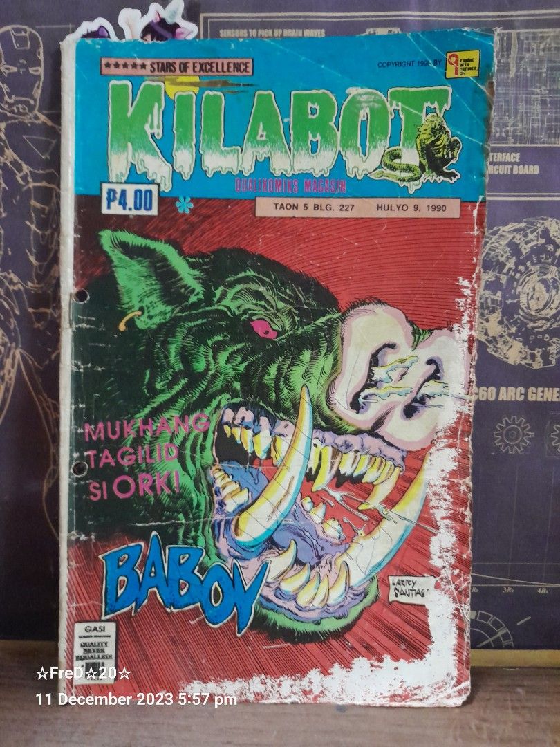 1990 Kilabot Taon 5 Blg.227 Hulyo 9 QualiKomiks Magasin, Hobbies & Toys ...