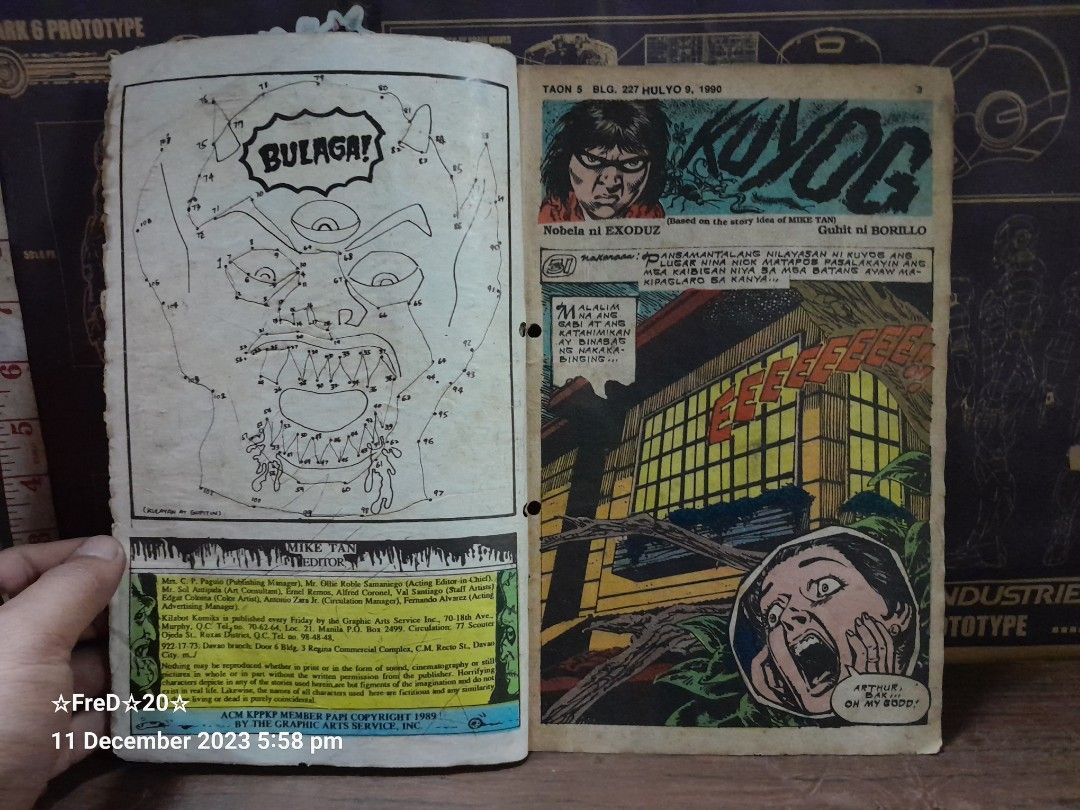 1990 Kilabot Taon 5 Blg.227 Hulyo 9 QualiKomiks Magasin, Hobbies & Toys ...