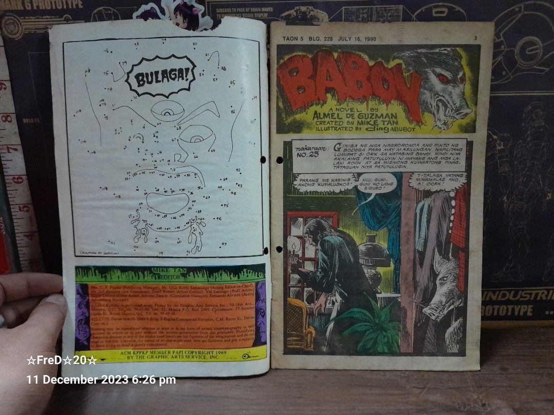 1990 Kilabot Taon 5 Blg.228 Hulyo 16 QualiKomiks Magasin, Hobbies ...