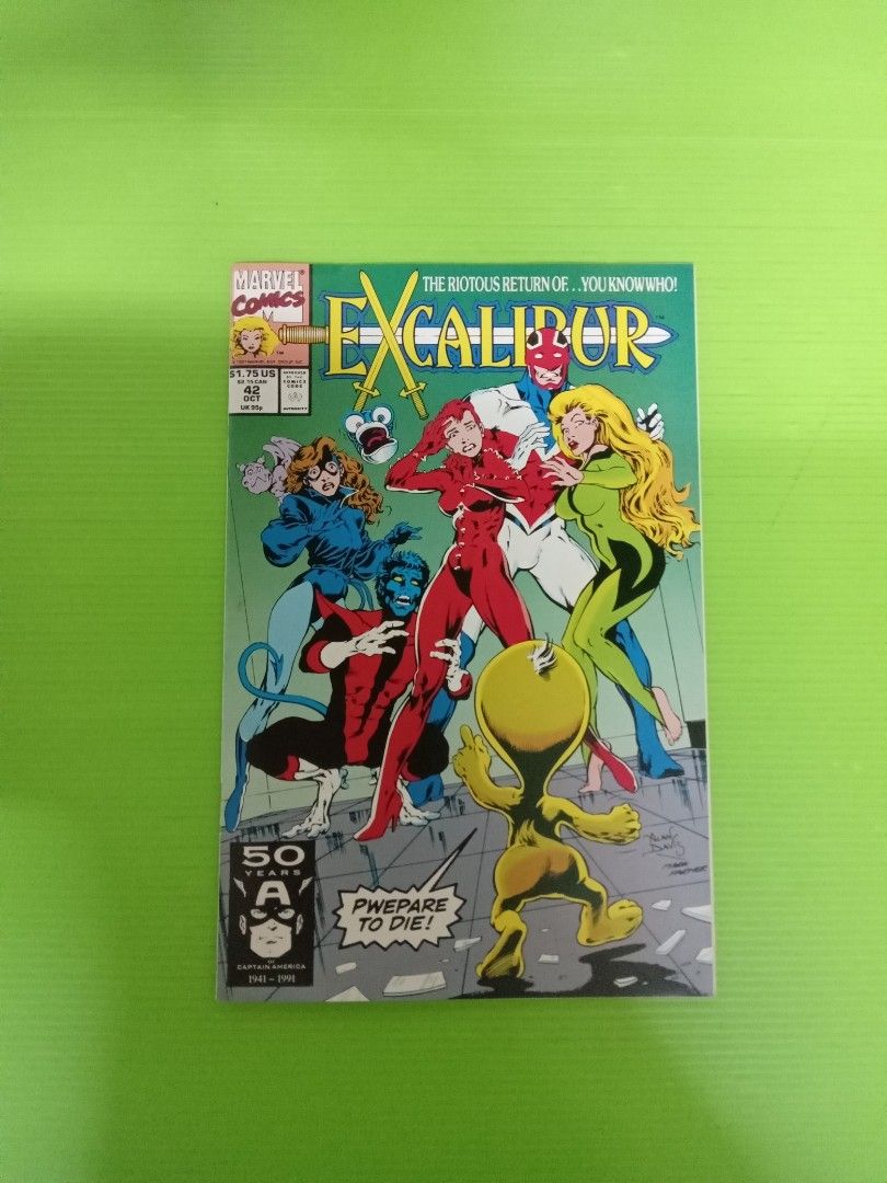 1st app Kylun as adult ! Excalibur #42 ( Alan Davis - Cover Art ...