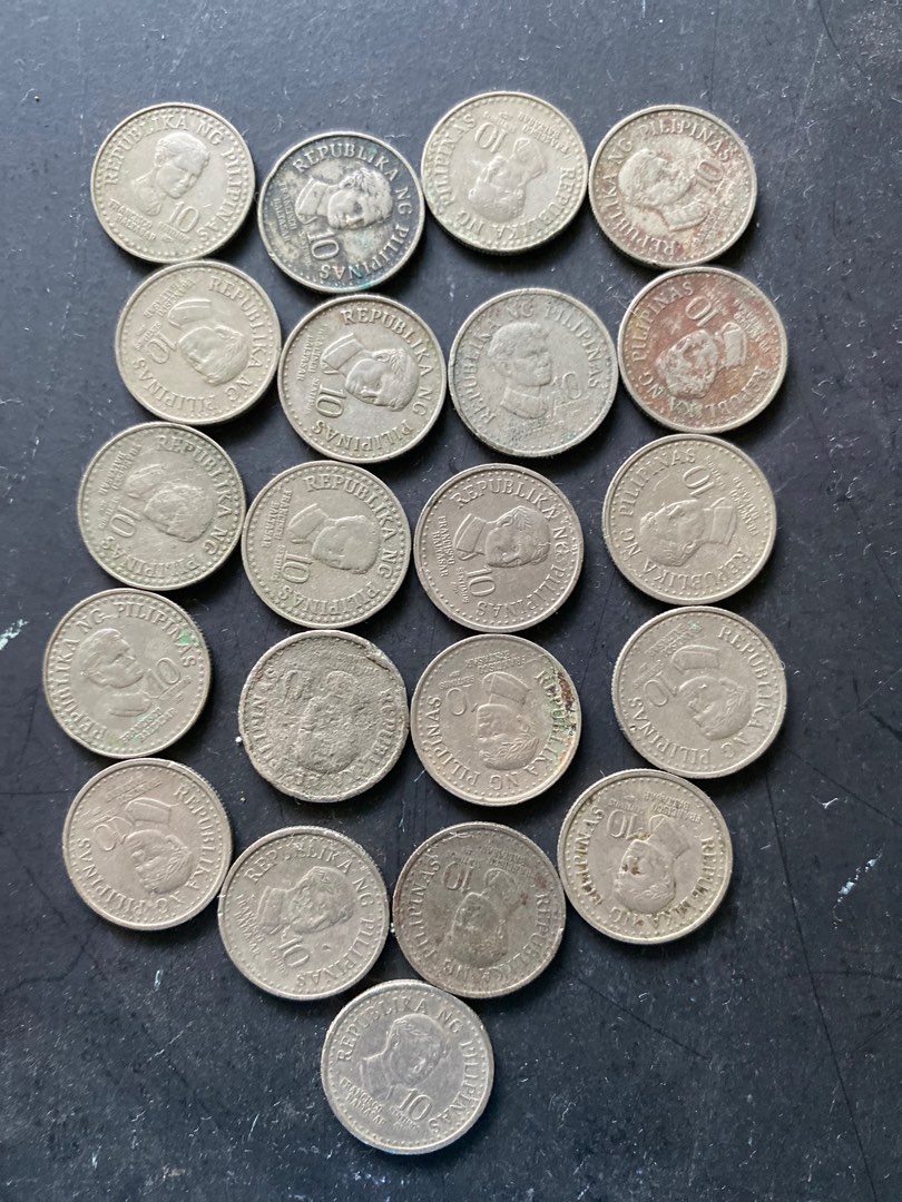 21 pcs - 10 centavo coins Francisco Baltasar Collectible Old Coins ...