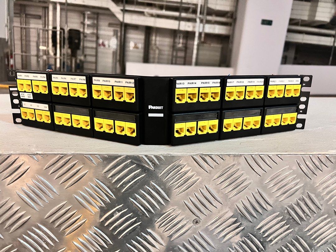 24 port rack mount cat6 patch panel,, Computers & Tech, Parts ...