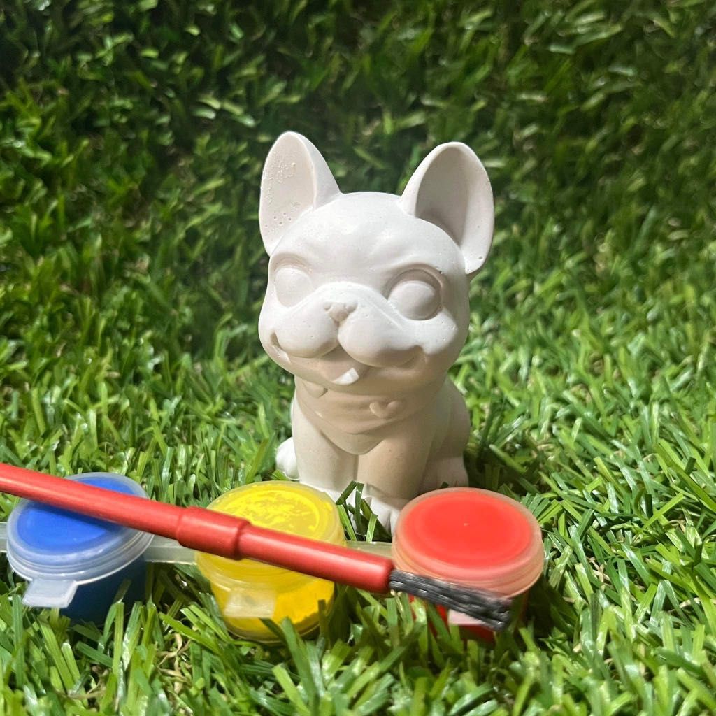 2 Dogs and a Cat Plaster Miniature Pets paint your own, Hobbies & Toys ...