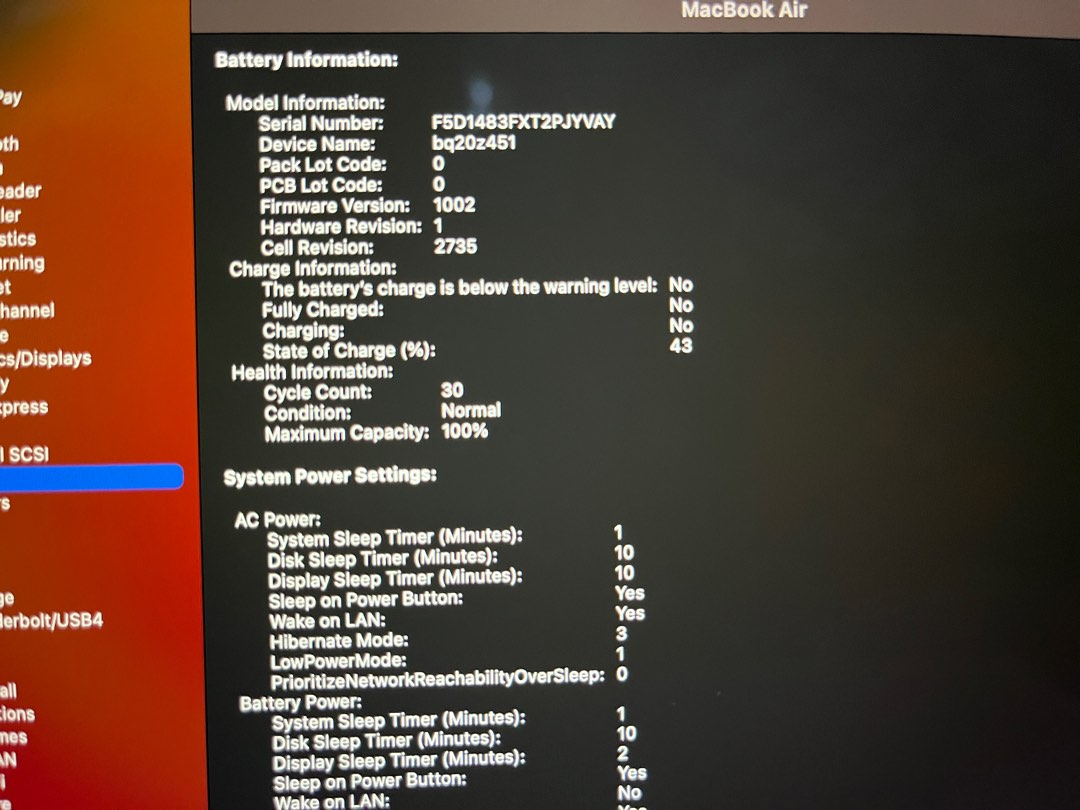 30cycle count macbook air m1, Computers & Tech, Laptops & Notebooks on ...