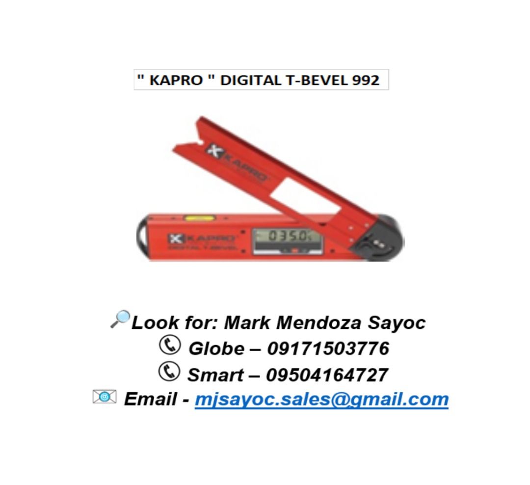 " KAPRO " DIGITAL T-BEVEL 992, Commercial & Industrial, Construction ...