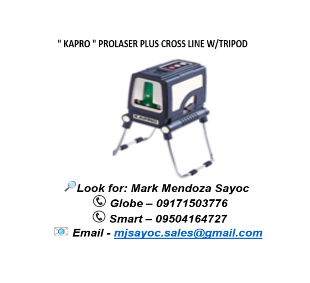 " KAPRO " PROLASER PLUS CROSS LINE W/TRIPOD, Commercial & Industrial ...
