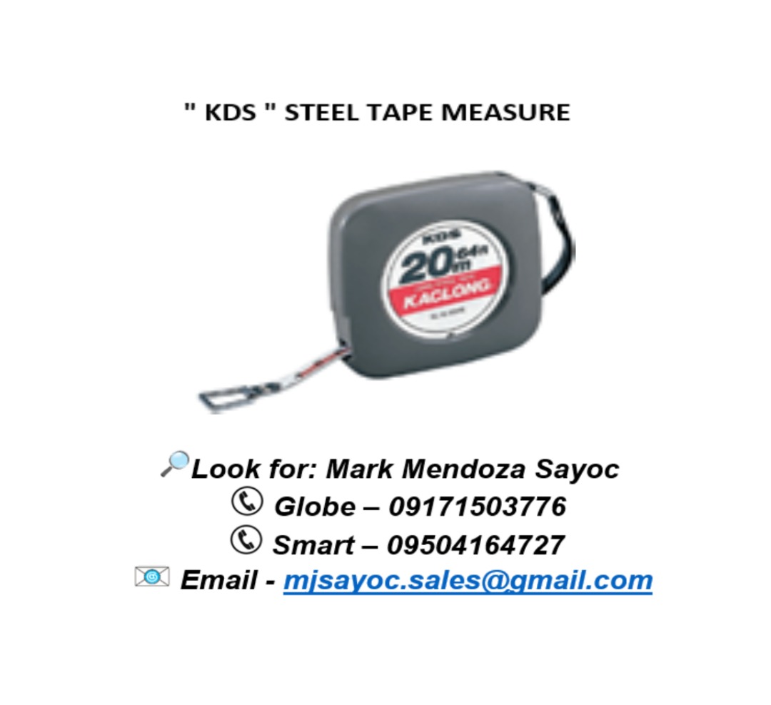 " KDS " STEEL TAPE MEASURE, Commercial & Industrial, Construction Tools ...
