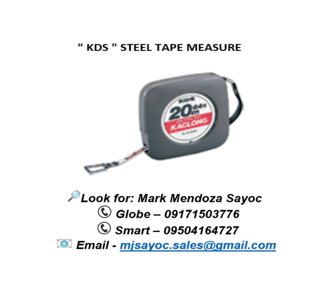 " KDS " STEEL TAPE MEASURE, Commercial & Industrial, Construction Tools ...