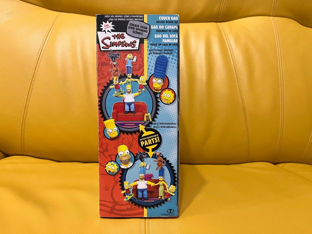 阿森一族 McFarlane Toys - The Simpsons Box Set Family Couch Gag, 興趣及遊戲, 玩具 ...