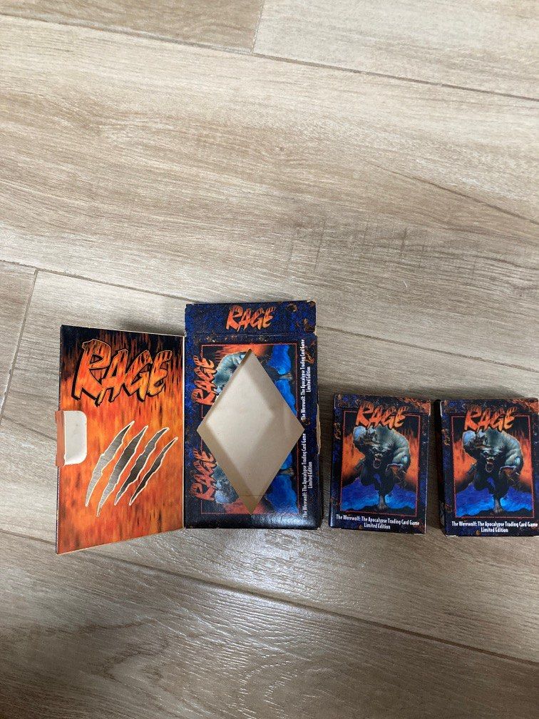 代售 Rage the werewolf trading card game double set, 興趣及遊戲, 玩具 & 遊戲類 ...