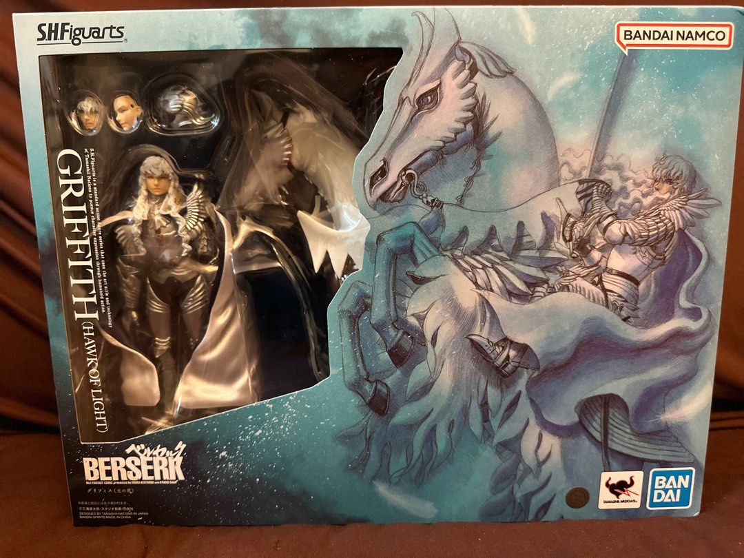 日版 shf 烙印戰士 格里菲斯 光之鷹 GRIFFITH, 興趣及遊戲, 玩具 & 遊戲類 - Carousell