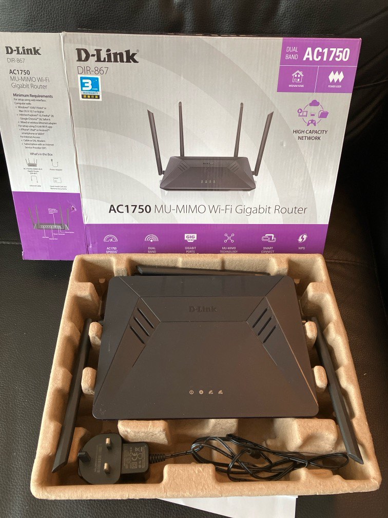 AC1750 Mu-Mimo WiFi gigabit Router, 電腦＆科技, 電腦周邊及配件, Wifi及上網相關產品 - Carousell