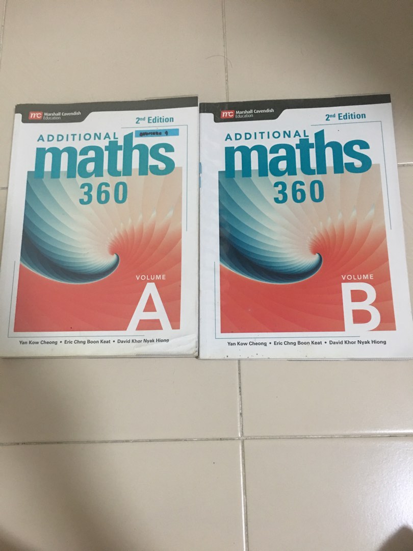 Additional Maths 360 A and B, Hobbies & Toys, Books & Magazines ...