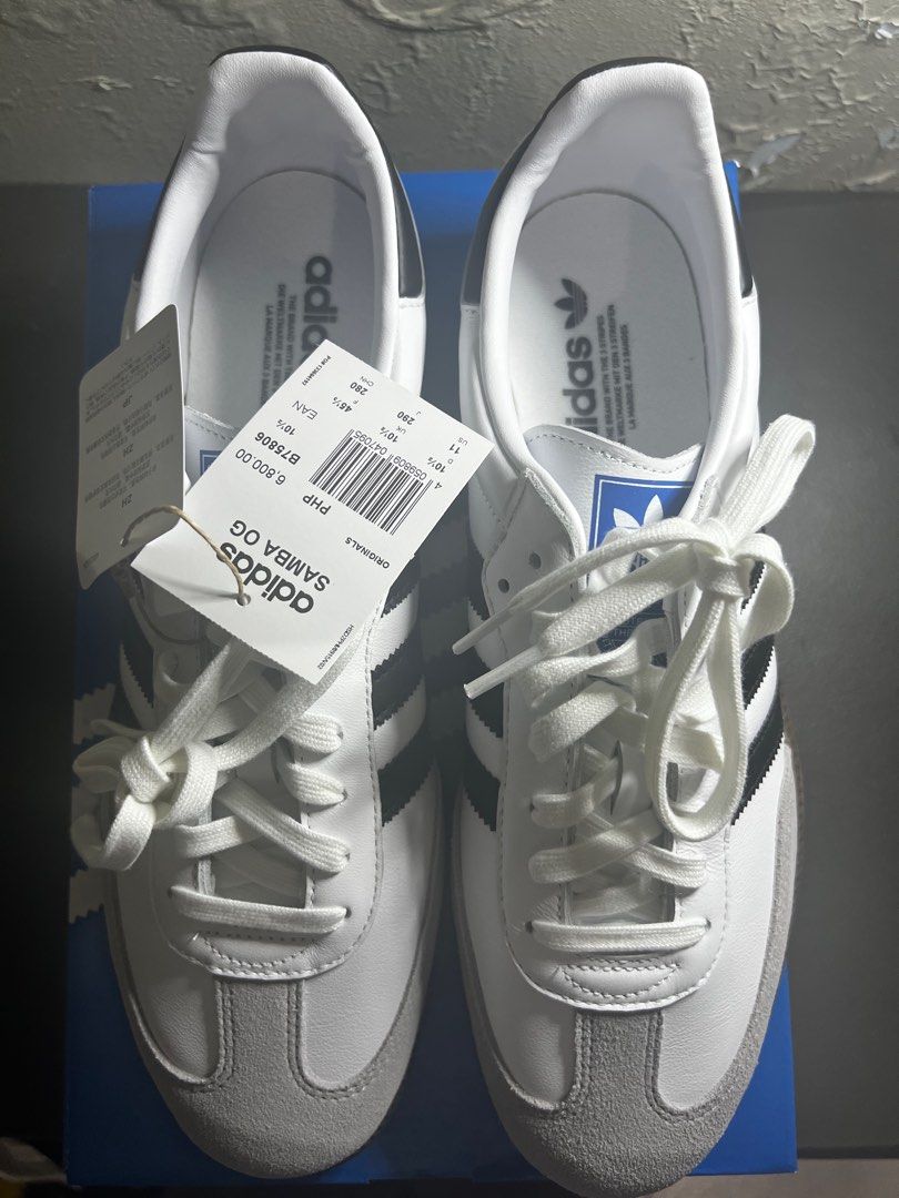 Adidas Samba OG White, Men's Fashion, Footwear, Sneakers on Carousell
