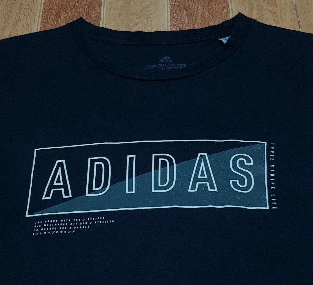 ADIDAS Three Stripe Life, Men's Fashion, Tops & Sets, Tshirts & Polo ...