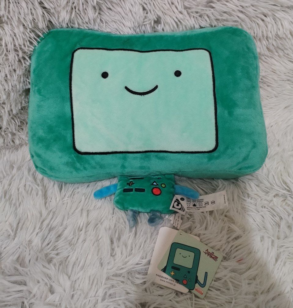 Adventure Time BMO Miniso Pillow Plush Toy 8x12", Hobbies & Toys, Toys ...
