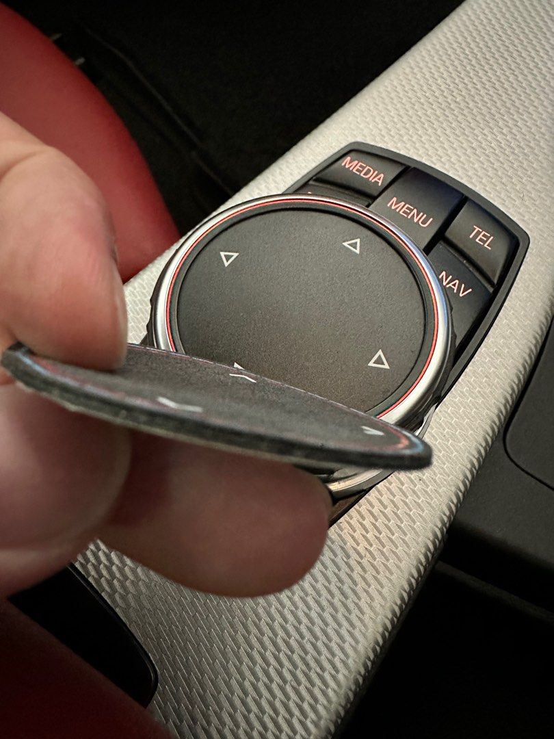 Alcantara overlay for BMW idrive knob, Car Accessories, Accessories on ...