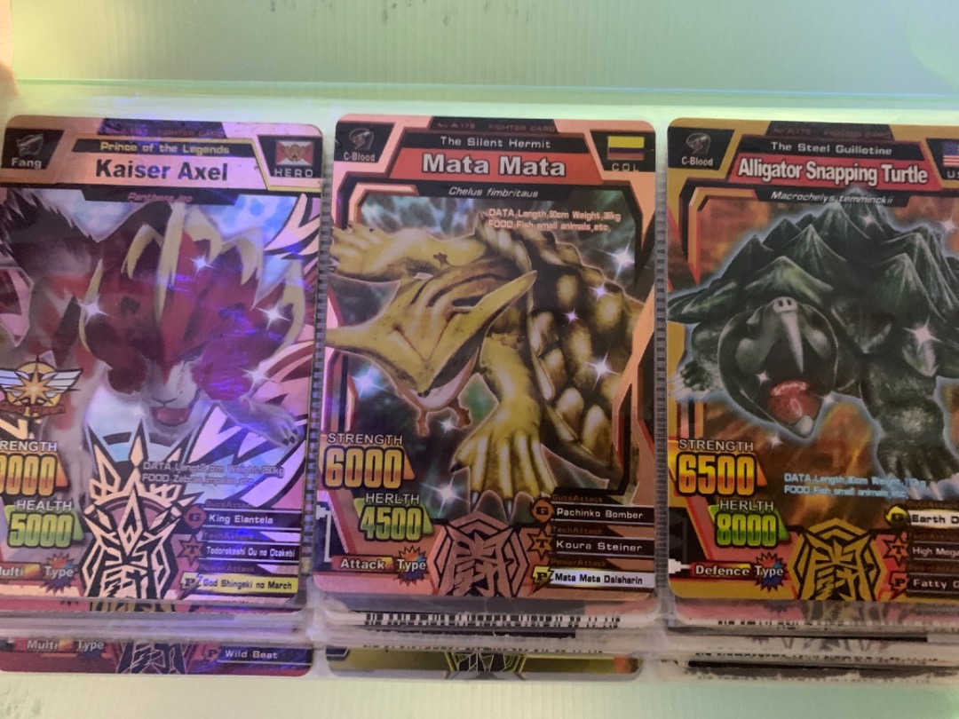 Animal Kaiser cards, Hobbies & Toys, Toys & Games on Carousell