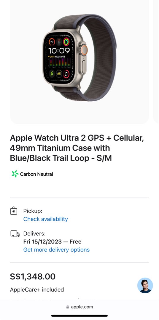 Apple Watch Ultra 2 (HK set) with AppleCare+, Mobile Phones & Gadgets ...