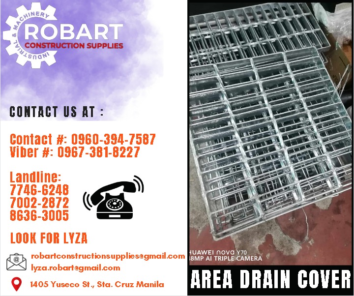 Area Drain Cover w/ hot dip galvanize, Commercial & Industrial ...