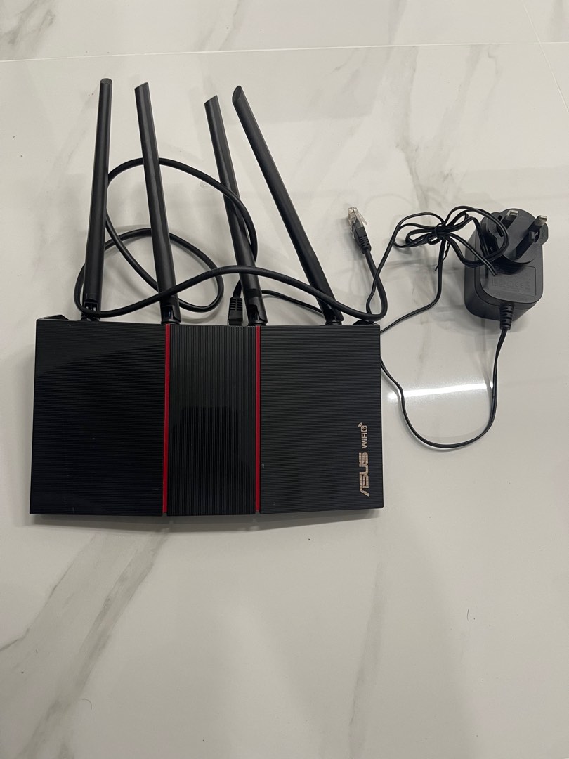 Asus Router, Computers & Tech, Parts & Accessories, Networking on Carousell