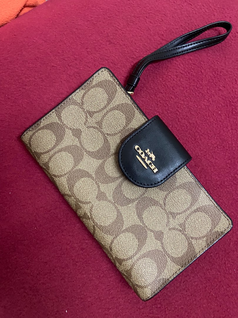 Authentic Coach long wallet, Luxury, Bags & Wallets on Carousell