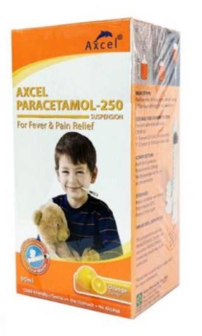 Axcel Paracetamol - 250mg, Health & Nutrition, Medical Supplies & Tools ...