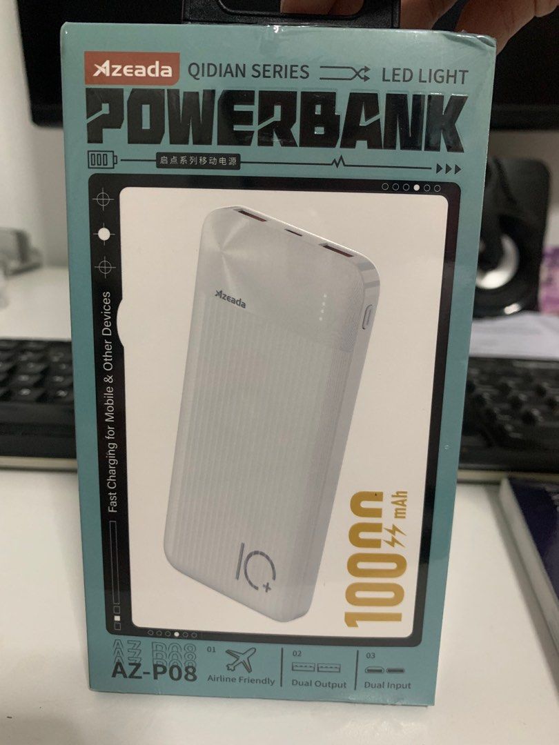 Azeada 10kmah power bank, Mobile Phones & Gadgets, Mobile & Gadget Accessories, Power Banks ...