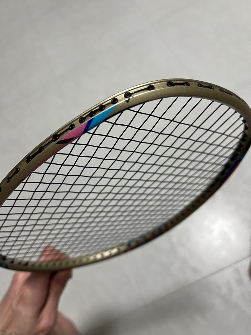 Badminton Racket apace virtuoso 50 Badminton string 27 pounds, Sports ...