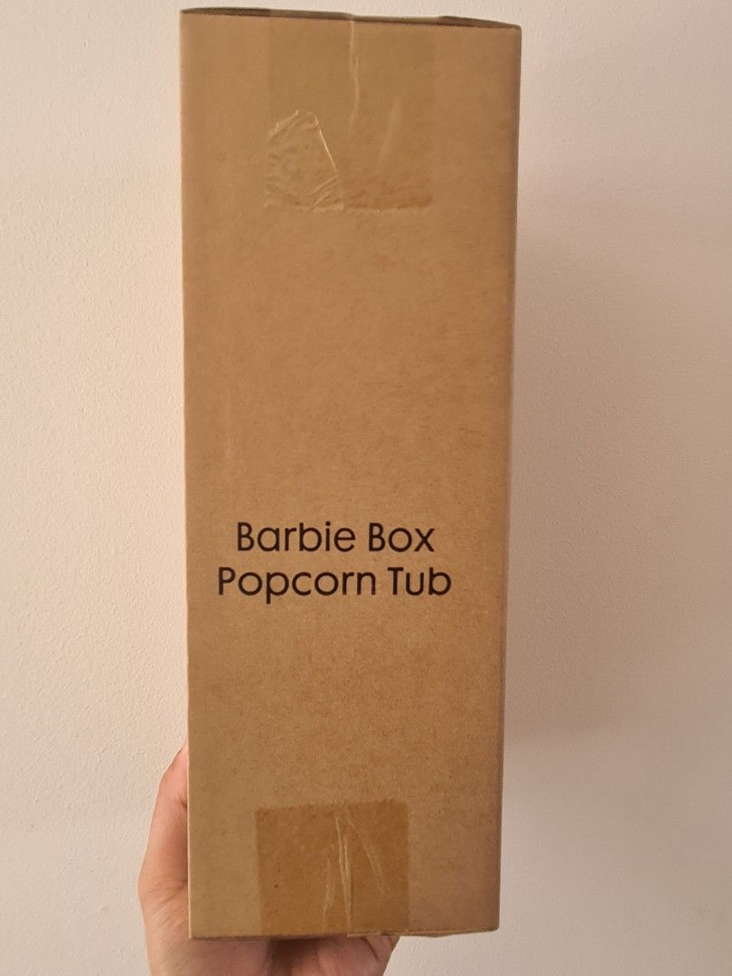 Barbie Box Popcorn Tub, Hobbies & Toys, Memorabilia & Collectibles, Fan ...