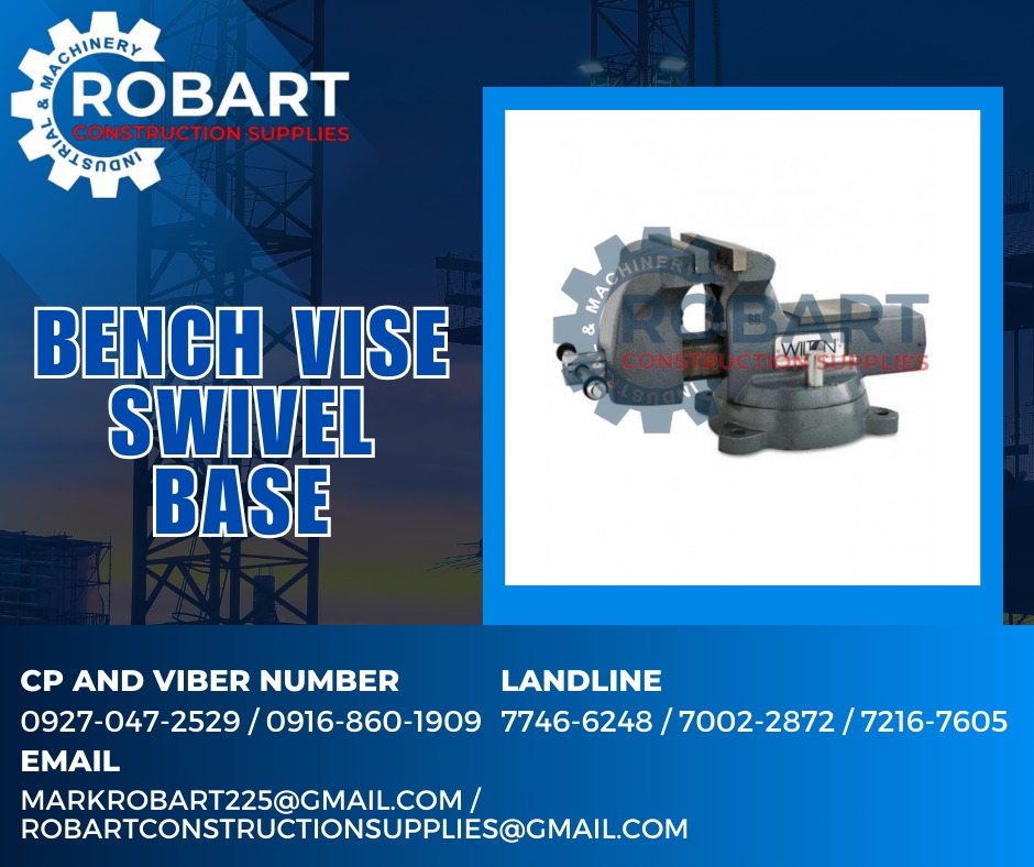 Bench Vise Swivel Base, Commercial & Industrial, Construction Tools ...