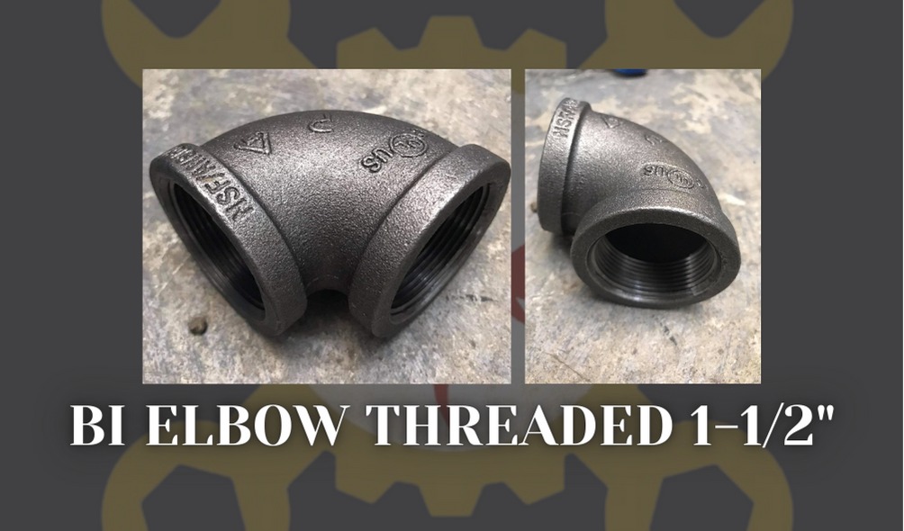 BI Elbow Threaded 1-1/2", Commercial & Industrial, Industrial Equipment ...
