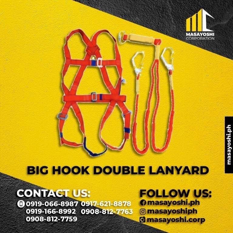 Big Hook Double Lanyard | Lanyard | Harness | Safety Equipment | PPE ...