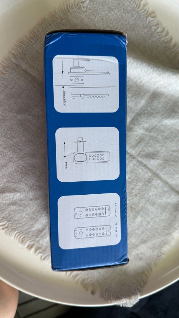 BNIB Mechanical coded door lock, Furniture & Home Living, Security ...