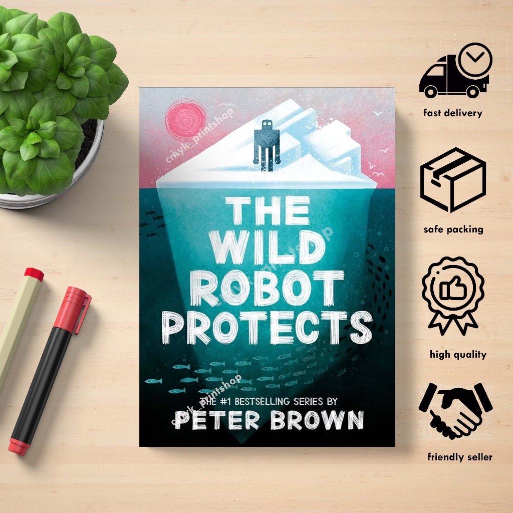 Book The Wild Robot Protects - Peter Brown, Hobbies & Toys, Books ...