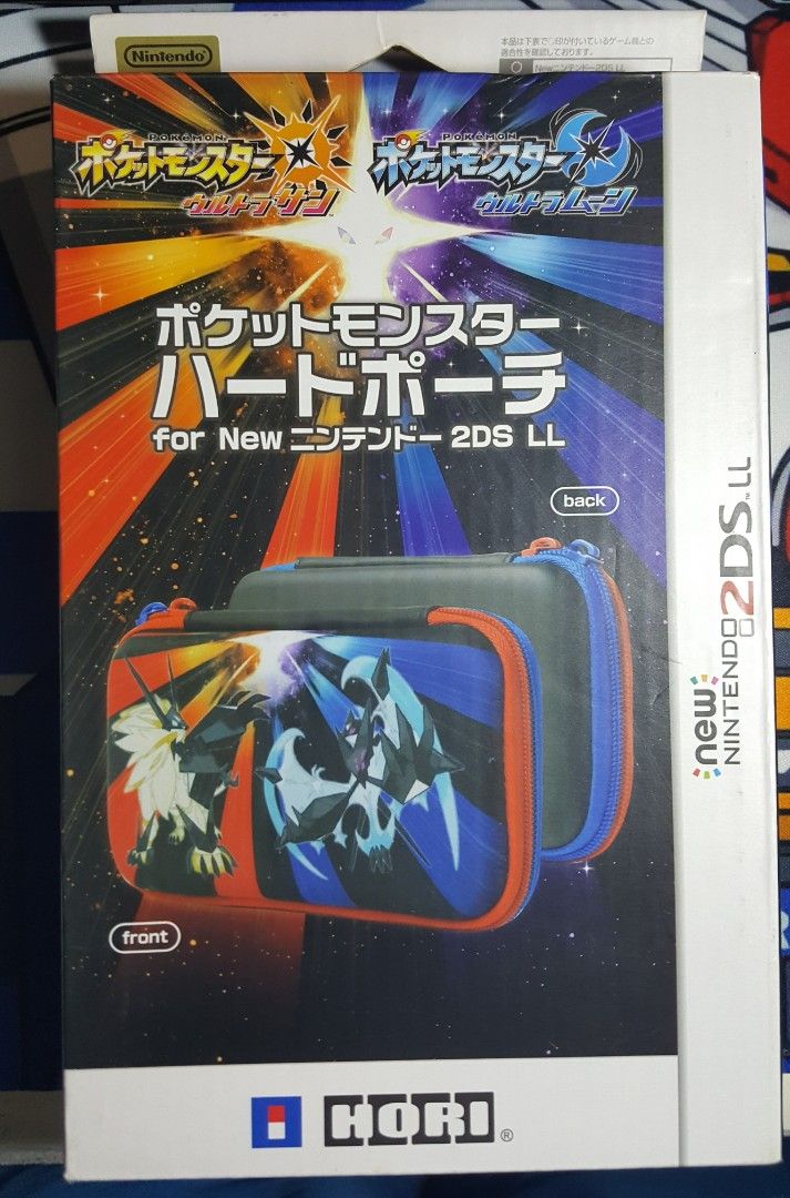[Brand new] HORI 2DS XL Pouch Case Pokemon Ultra Sun and Ultra Moon ...