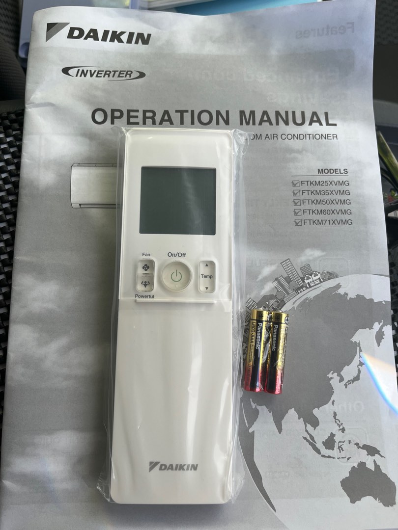 Brand new original daikin aircon remote control, TV & Home Appliances ...