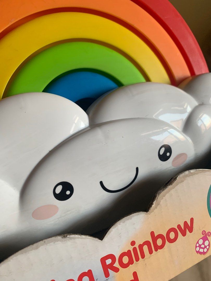 Brand New Rainbow Stacking Cloud, Hobbies & Toys, Toys & Games on Carousell